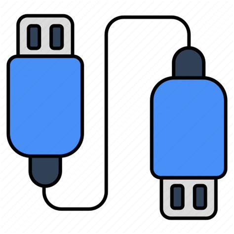 Data Cable Usb Cable Hardware Connecting Cable Accessory Icon