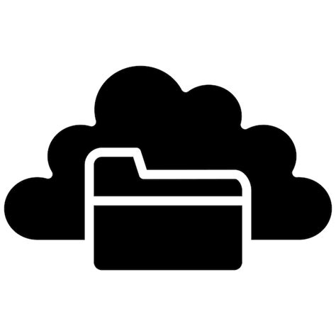 Premium Vector Cloud Storage Vector Illustration Style