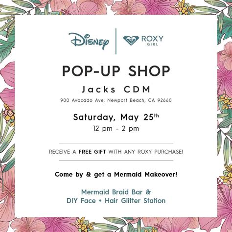 Roxy Girl X Disney Pop Up Shop Jacks Surfboards
