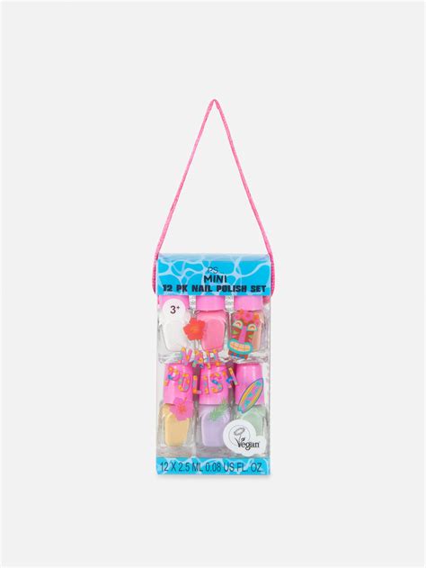 Pink 12pk Ps Mini Nail Polish Set Penneys