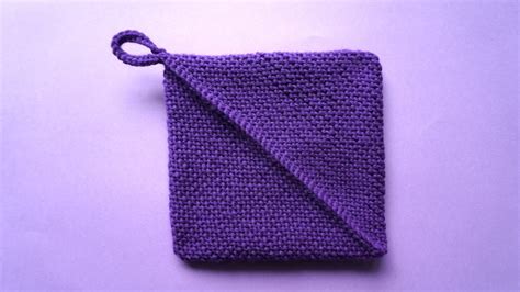 Double Thick Knit Potholder Pattern