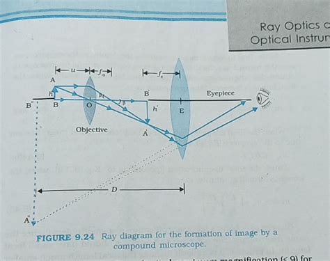 Ray Opticsoptical Instrunfigure 9 24 Ray Diagram For The Formation Of