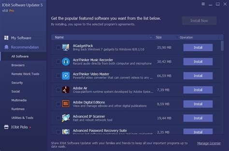 Iobit Software Updater Pro 82011 With Crack