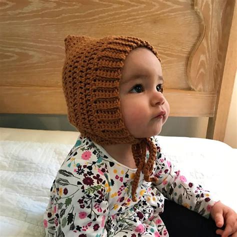 Finley Ribbed Pixie Bonnet Handmade With Love And 100 Cotton Yarn