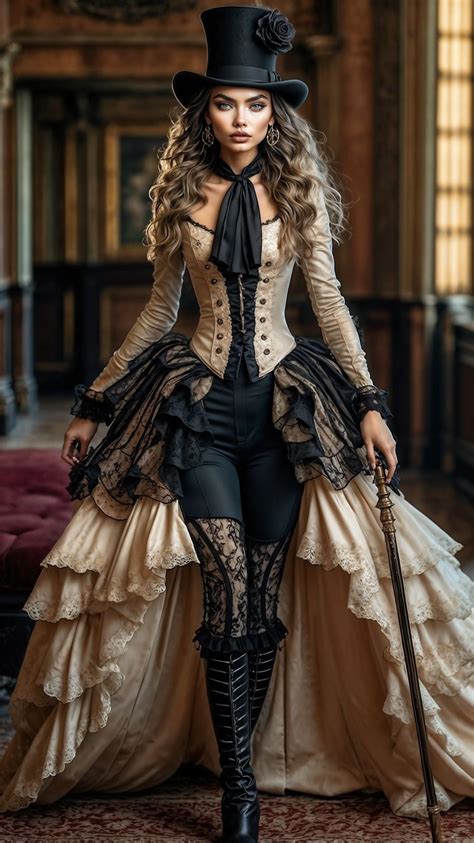 Pin By Casie Simpson On Dresses Steampunk Outfits Women Steampunk