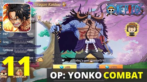 Op Yonko Combat Gameplay Part 11 Dragon Kaido Event One Piece Game