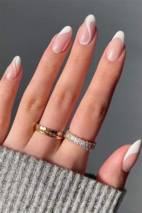 Classic White French Tip Inspo Nägel Inspiration Schöne Nägel Nägel