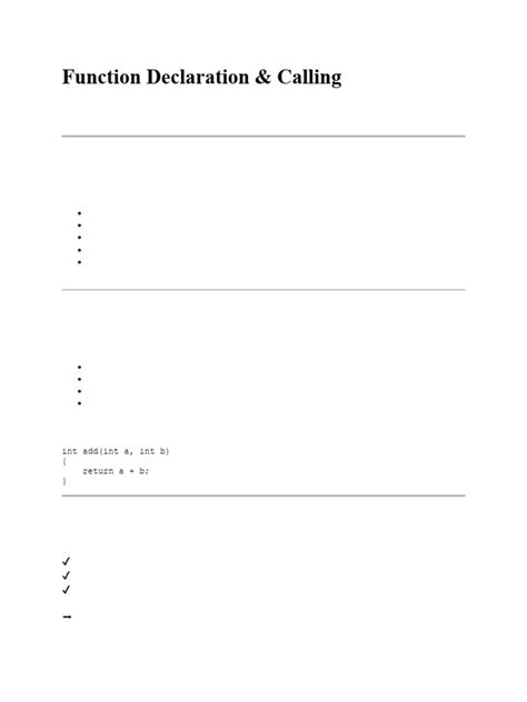 18 Function Declaration Pdf Parameter Computer Programming