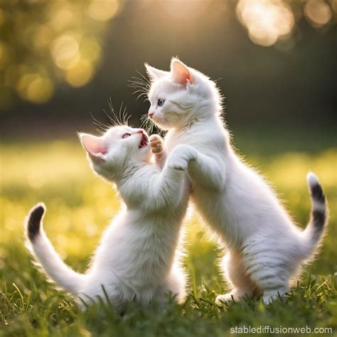 Kittens Playing Together Stable Diffusion Online