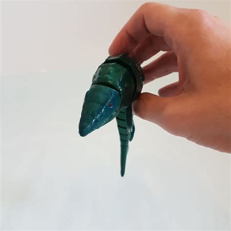 Mosasaurus Flexible Toy Etsy