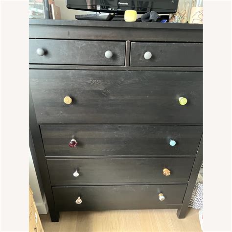 Ikea Hemnes 6 Drawer With Anthropologie Knobs Aptdeco