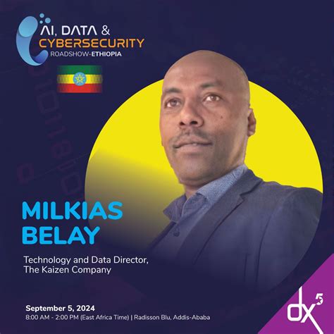 Milkias Belay Speaks At Ethiopia Roadshow Cio Africa By Dx5 Posted On