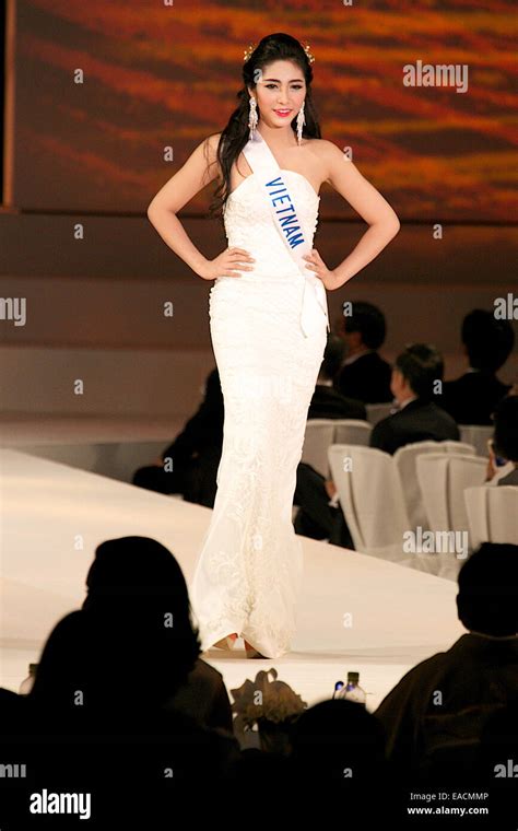 Tokyo Japan 11th Nov 2014 Miss Vietnam Dang Thu Thao Miss Vietnam