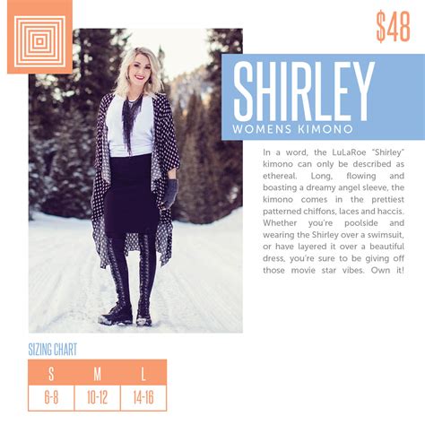Lularoe Styles Size Charts Pricing