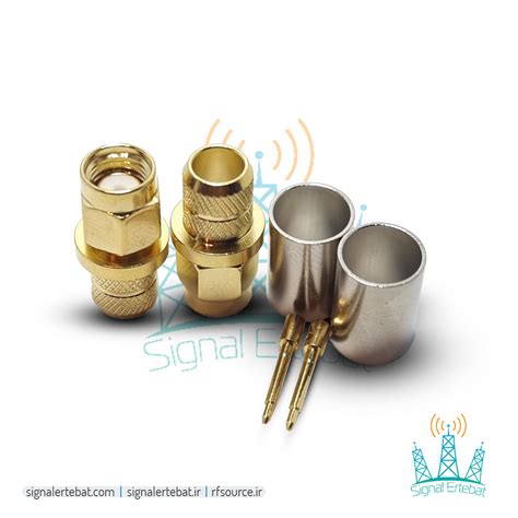 کانکتور Sma نری سرکابلی مستقیم مناسب کابل Lmr300 سیگنال ارتباط