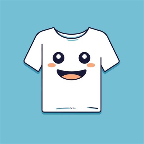 Cute T Shirt Kawaii Character Illustration 44447175 Vector Art At