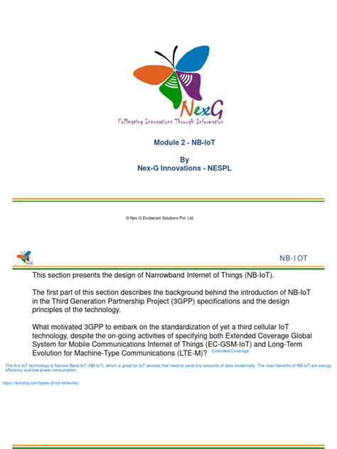 Module 1 LTE INTRO NB-IOT | Download Free PDF | Lte (Telecommunication) | Cellular Network
