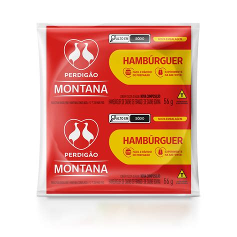 Hambúrguer De Carne De Frango E Bovina Perdigão 56g Caixa C36