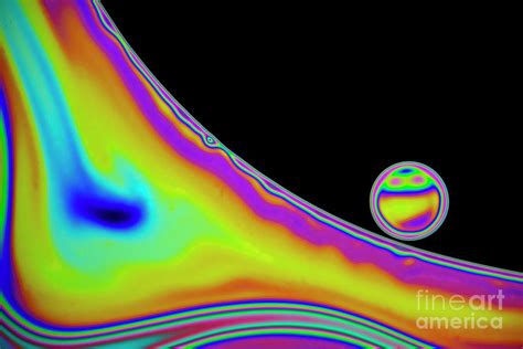 Soap Bubble Film Iridescence Photograph By Frank Fox Science Photo Library Pixels