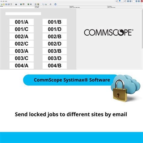 Send A Locked Satellite Job Anywhere In The World Using The Commscope Systimax® Labelling