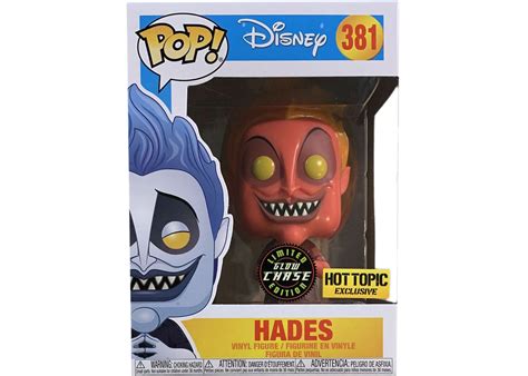 Funko Pop Disney Hercules Hades Red Glow Chase Hot Topic Exclusive