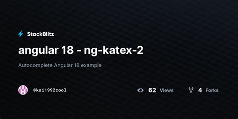 Angular 18 Ng Katex 2 Stackblitz