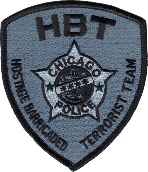 Chicago Police Shoulder Patch Hbt Team Subdued Chicago Cop Shop