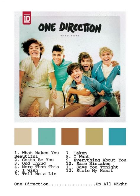 One Direction Album Cover Up All Night