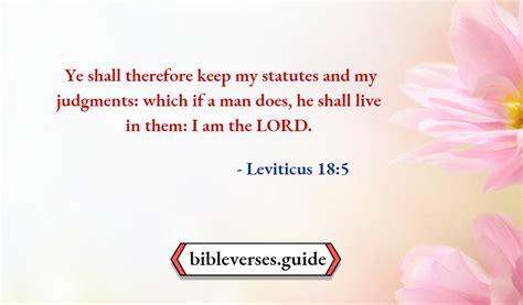 Leviticus 18 Gods Call To Moral Purity And Holiness Bible Verses