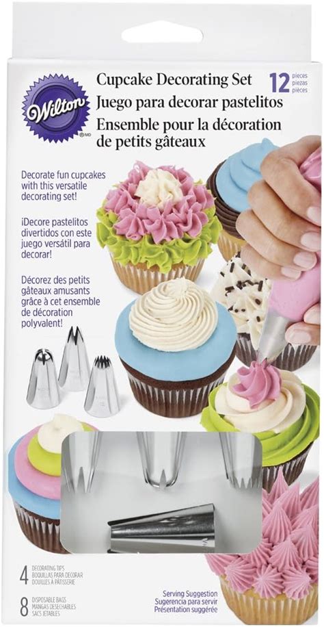 Wilton Cupcake Decorating Icing Tips 12 Piece Set Home