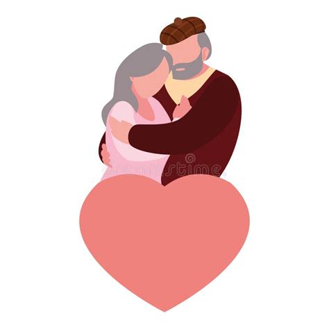 快乐的祖父母日平面设计 库存例证 插画 包括有 重点 例证 祖母 愉快 妇女 年长 系列 156755273