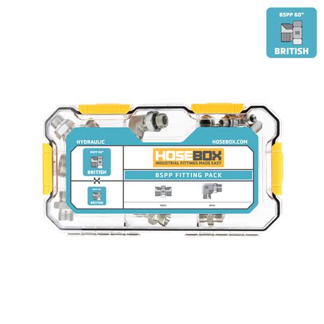 Hosebox Bspp Bspp Kit 18 Adapters Fitting Size Other In Model Hb2023 003 Northern Tool