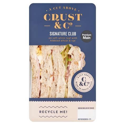 Crust And Co Club Sandwich 264g Tesco Groceries