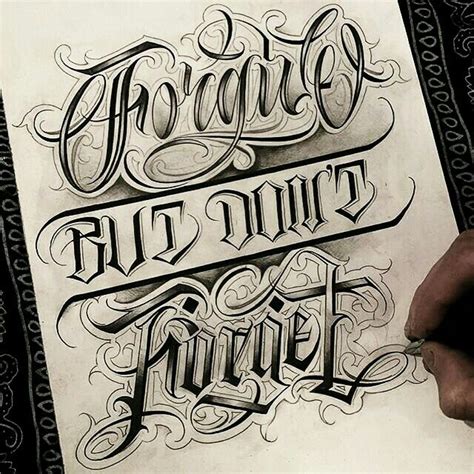 How To Draw Chicano Lettering At Jesse Richardson Blog