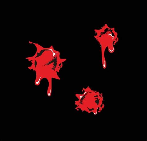Bullet Holes Blood Vector Images Depositphotos