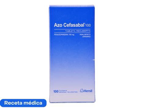 Azo Cefasabal Fenazopiridina 100 Mg Tabletas Recubiertas Caja 100 Un Rappi