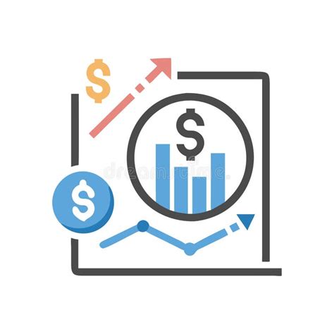 Economic Impact Analysis Icon Stock Vector Illustration Of Concepts