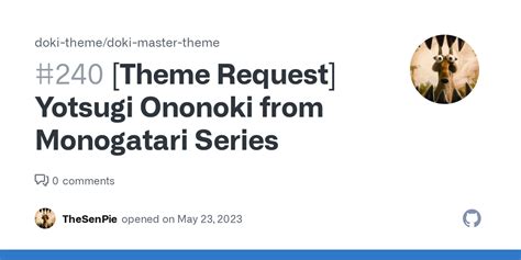 Theme Request · Issue 240 · Doki Themedoki Master Theme · Github