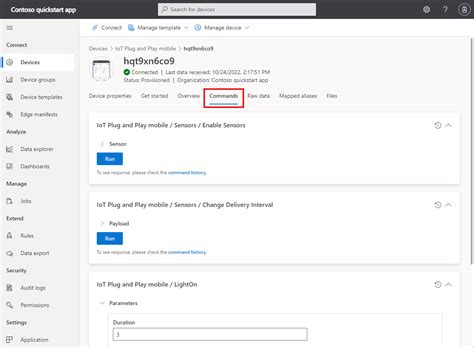 quickstart connect a device to azure iot central azure iot central