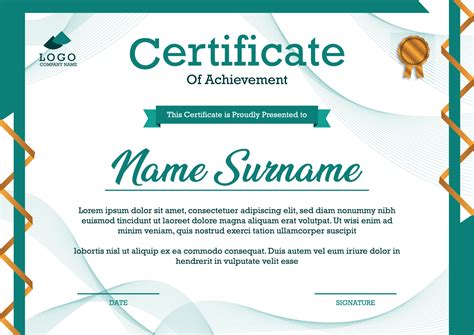 Certificate Template Size Ablebionics