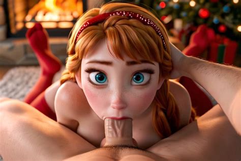 Rule 34 Ai Generated Anna Frozen Blowjob Christmas Clothing