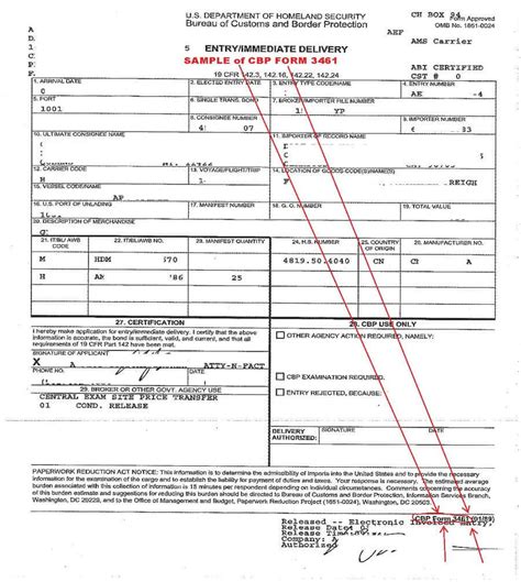 Customs Release Documents E Customs Clearing