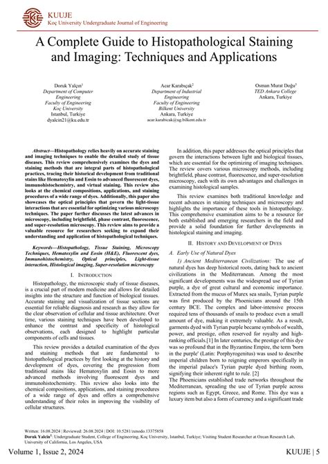 Pdf A Complete Guide To Histopathological Staining And Imaging