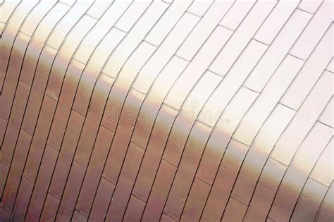 A Detail Of Copper Cladding For The Building Stock Image Image Of