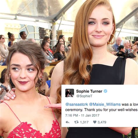 Maisie Williams And Sophie Turner