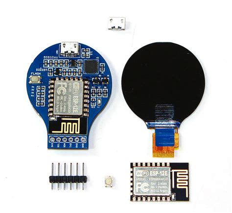 Roundyfi Esp8266 Round Lcd Board The Pi Hut