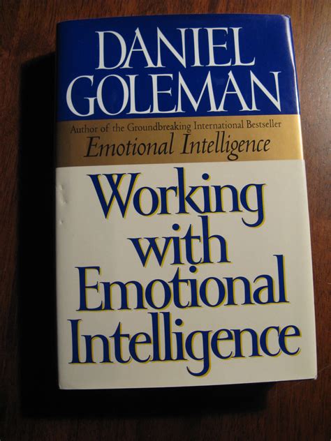 Working With Emotional Intelligence Goleman Daniel 9780553104622