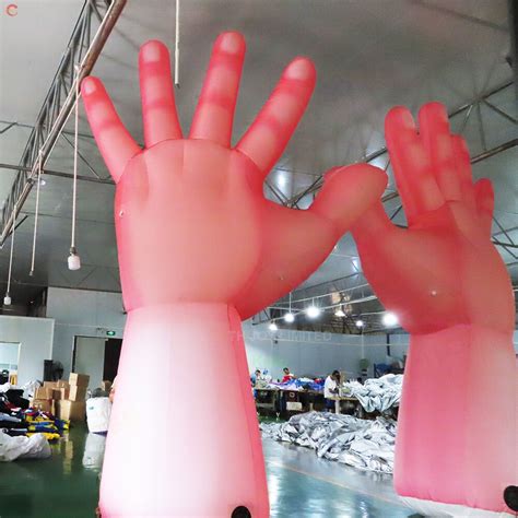 10ft Oxford Giant Inflatable Hand Model With Air Blower For Outdoor