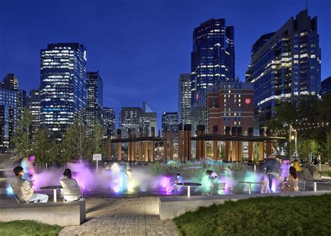 A Public Space That Connects Through Fog And Light