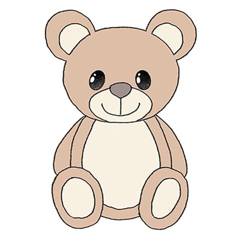 Simple Teddy Bear Drawing Photo